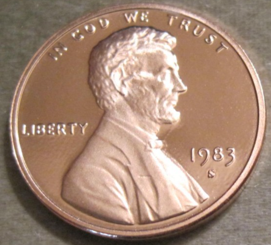 SELLING AS SHOWN ~ 1983 S PROOF LINCOLN CENT *** FROM PROOF SET *** 437 ...