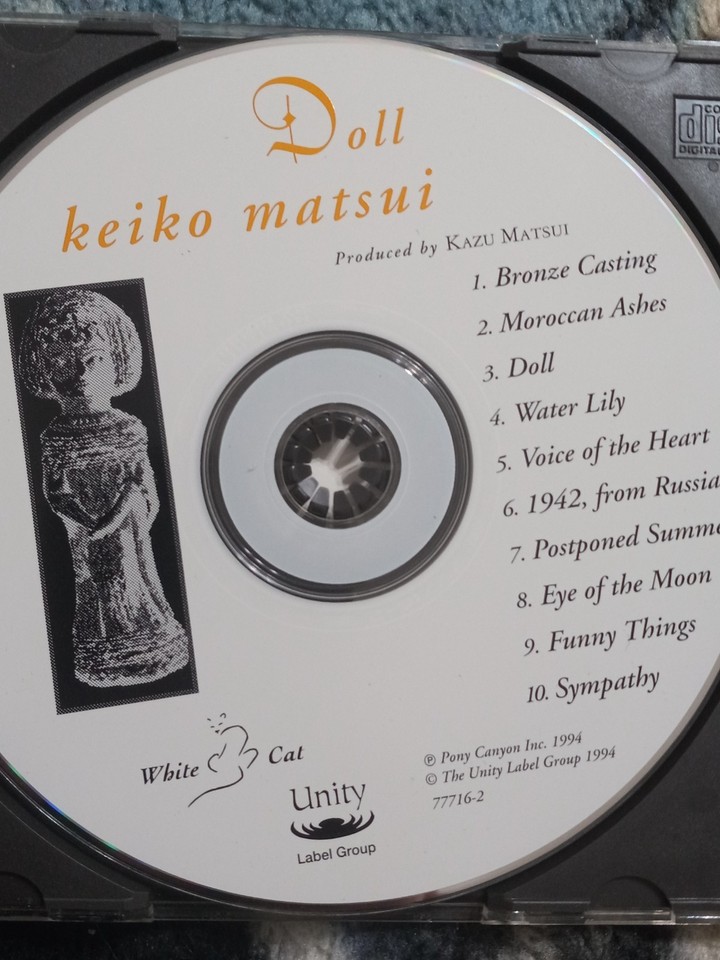 SIGNED Doll by Keiko Matsui CD 1994 White Cat Records To Jerry With ...