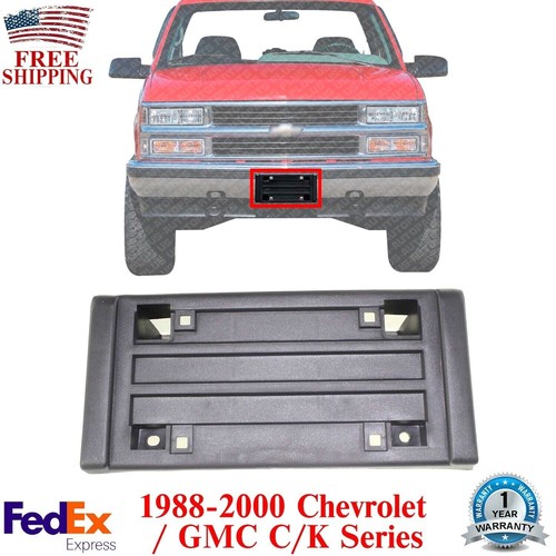 Front License Plate Bracket For 1988-2000 Chevrolet / GMC C/K Series | eBay