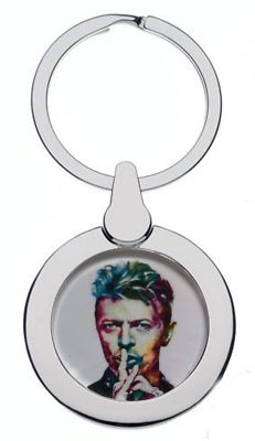 DAVID BOWIE EDITION CHROME KEYRING | eBay UK