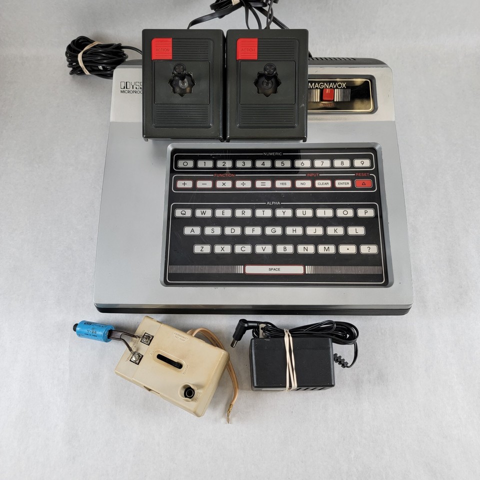 Magnavox Odyssey 2 Console - Tested - w/Power Cable, Box, Console, & RF ...