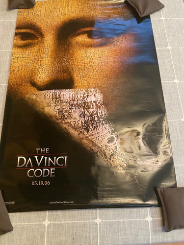 The Da Vinci Code 40” by 27” 2006 Double Sided Movie Poster #64 Glossy ...