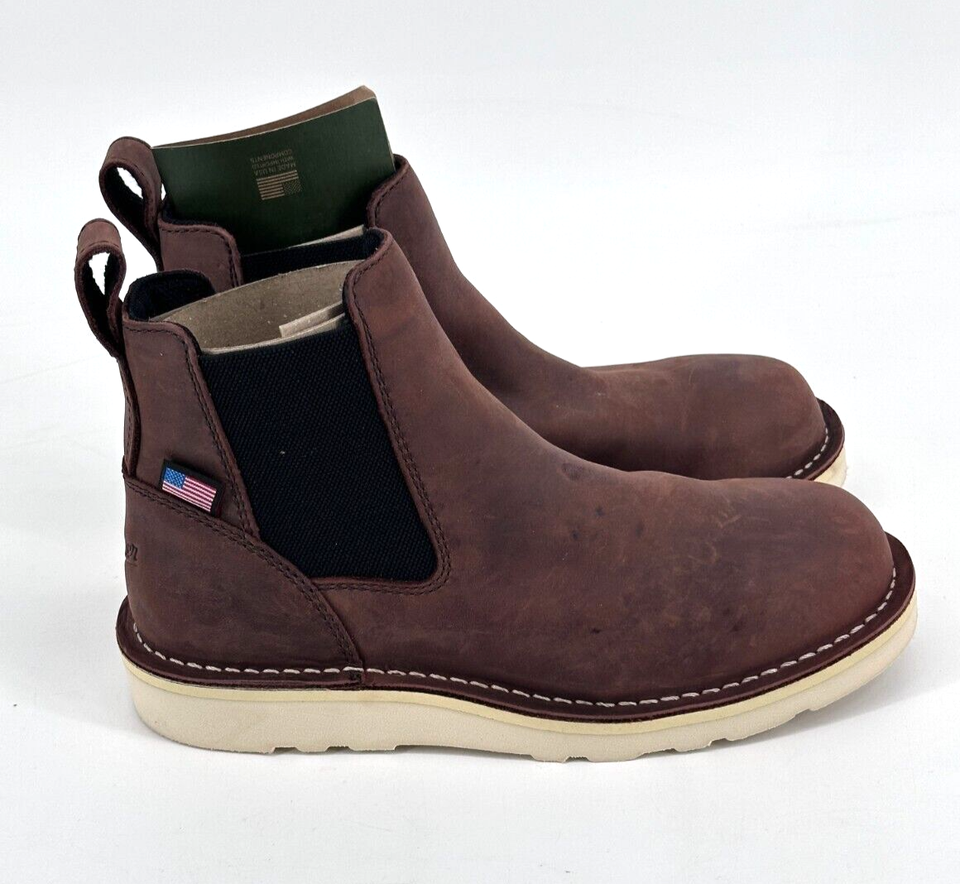 Danner - Bull Run Chelsea - 15481 - 6" Wedge Work Boots for Men | eBay