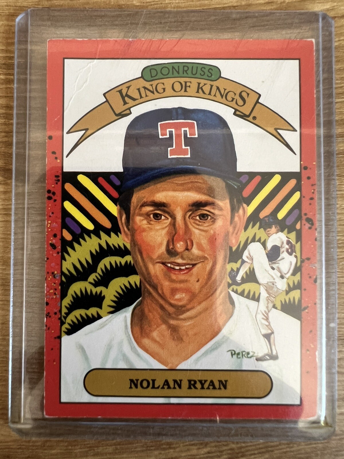 Nolan Ryan #665 Donruss King of Kings Error Card Miscut! Rare!!!! | eBay