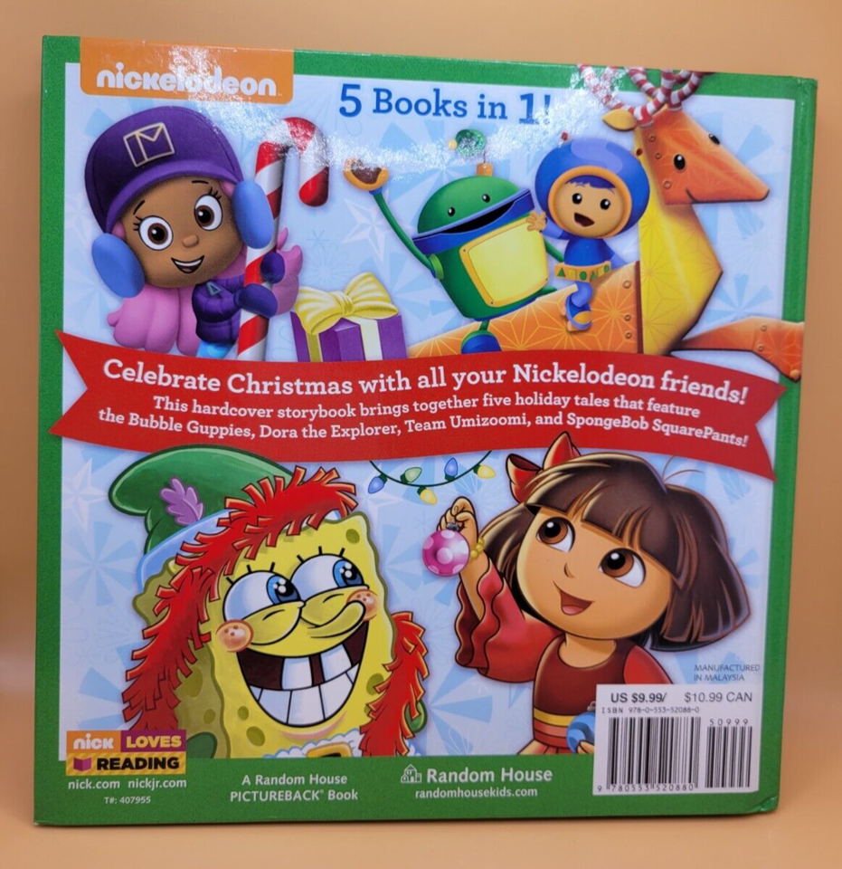 Nickelodeon Christmas Tales Random House Hardcover Kids Book Spongebob ...