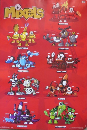 Lego Mixels- Group- Poster-Laminated Available-85cm x 55cm-Brand New | eBay