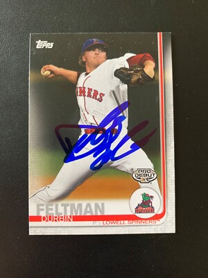 Durbin Feltman Signed 2019 Topps Pro Debut #170 Card Boston Red Sox ...
