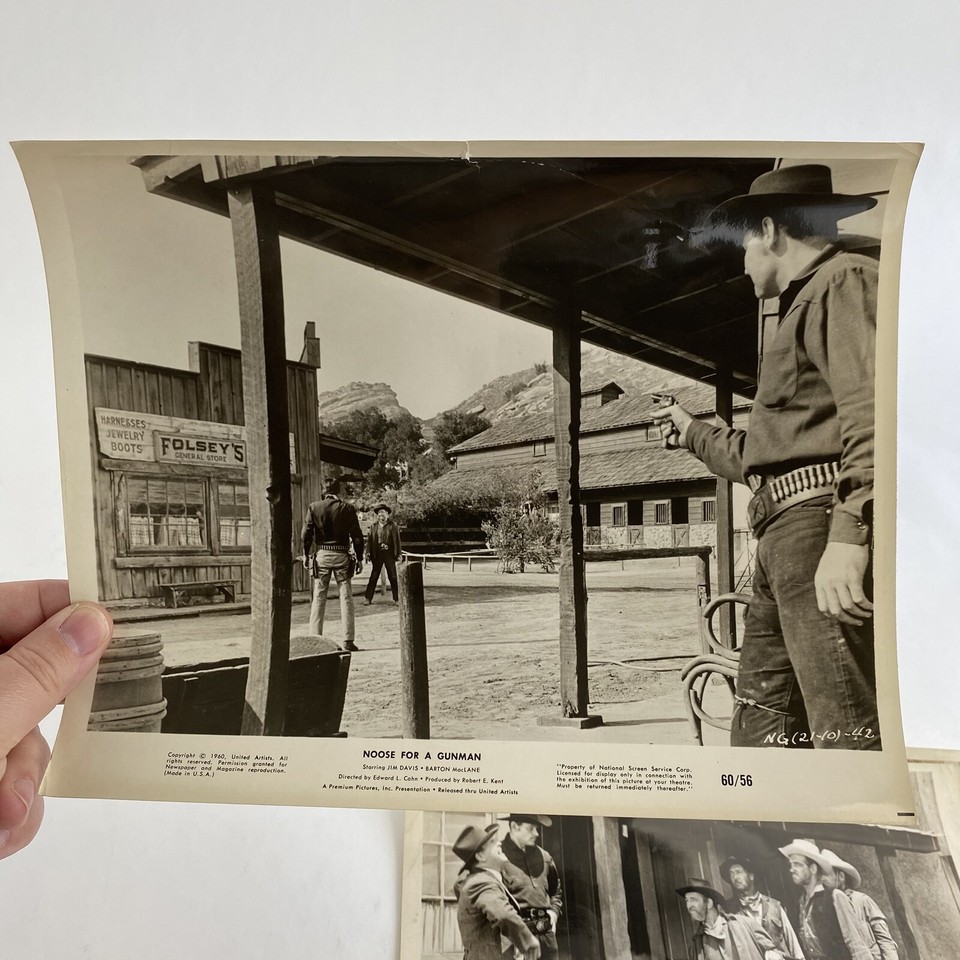 Vintage Photos Movie Stills Noose For A Gunman 1960 Jim Davis Leo ...