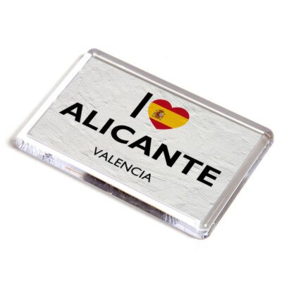 FRIDGE MAGNET - I Love Alicante, Valencia - Spain | eBay