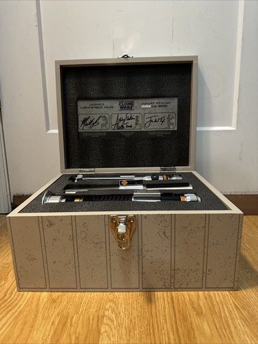 SIGNED D23 Star Wars The Clone Wars Lightsaber Limited Edition Hilt Set ...