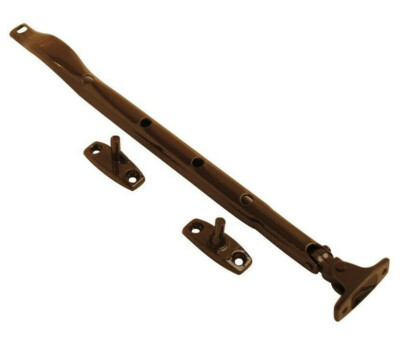 10 inch Brown Casement Stay Wooden Window Frame Casement Arm Stay Latch ...