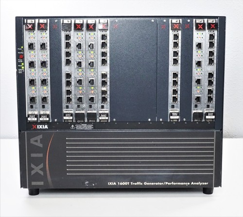 Ixia 1600T Traffic Generator/Performance Analyzer w/ LM100TX LM100TXS8 ...