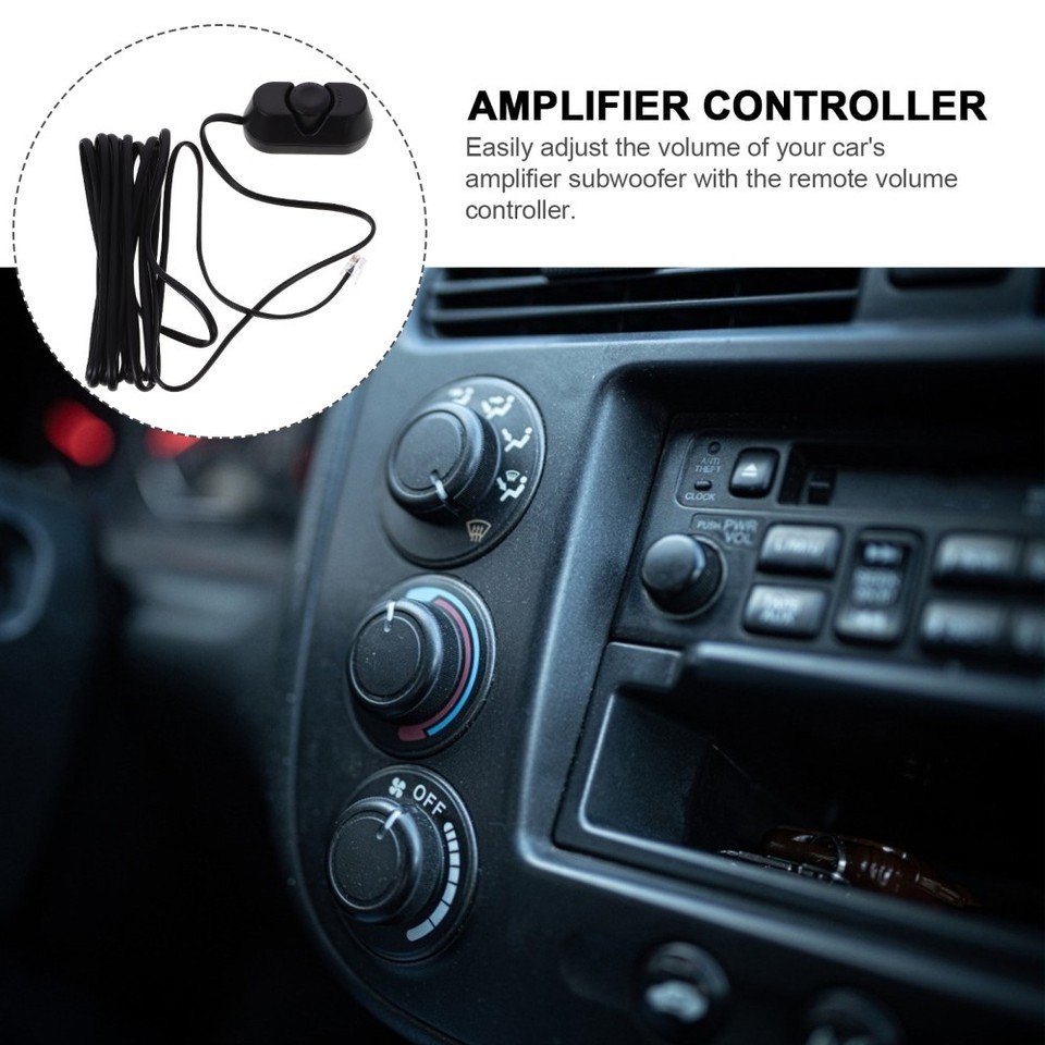 External Volume Control Car Audio Level Subwoofer Controller Knob ...