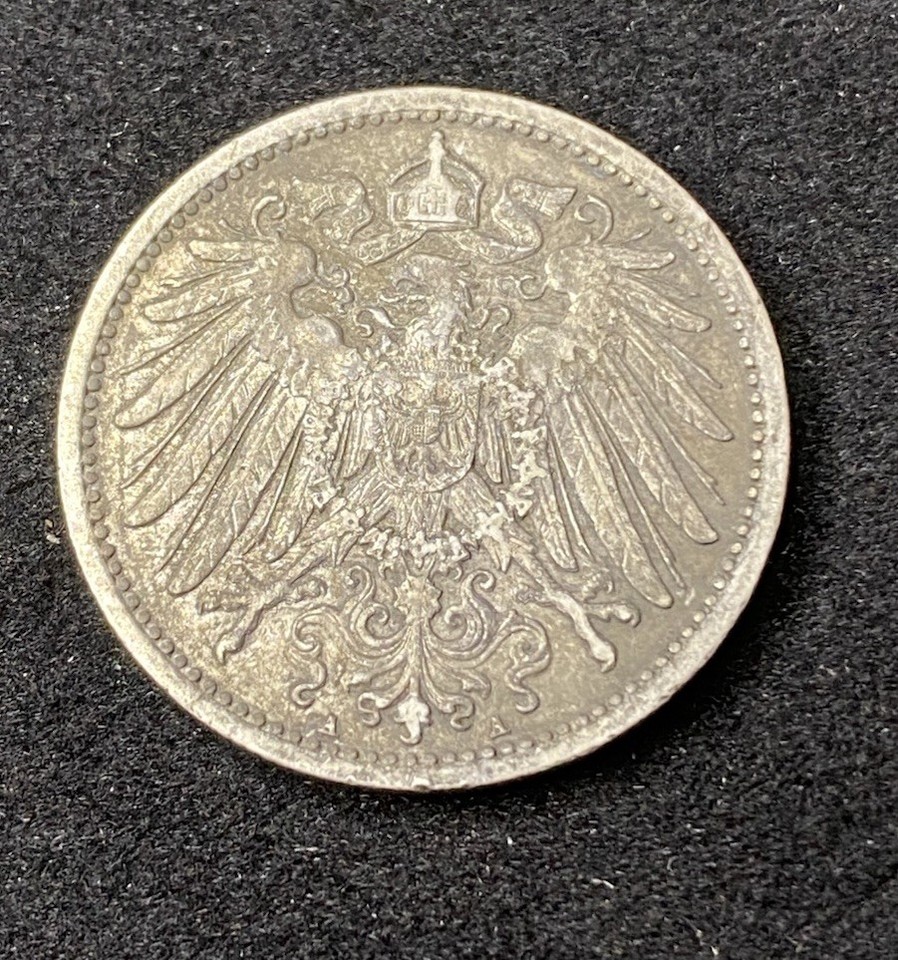 1905 A Germany 1 Mark 0.9000 Silver ASW 0.1606 Oz Free Shipping | eBay