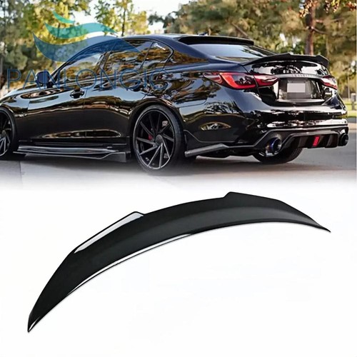 Duckbill Trunk Spoiler PSM Wing Gloss Black For Infiniti G35 G25 G37 ...
