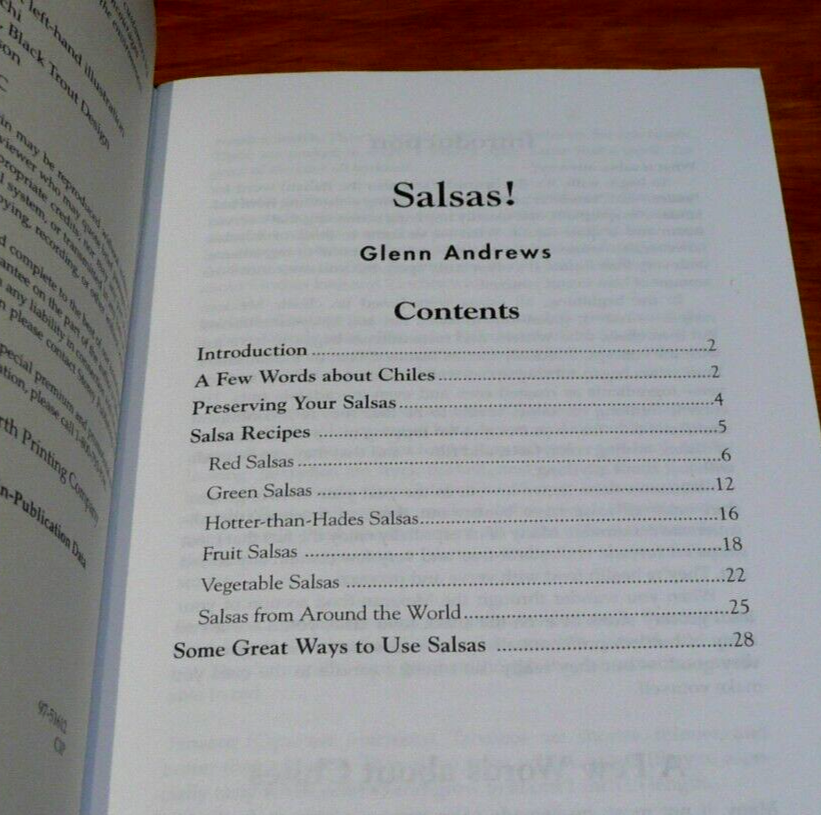 SALSAS ! A Story Country Wisdom Bulletin Glenn Andrews *Shelved Only ...