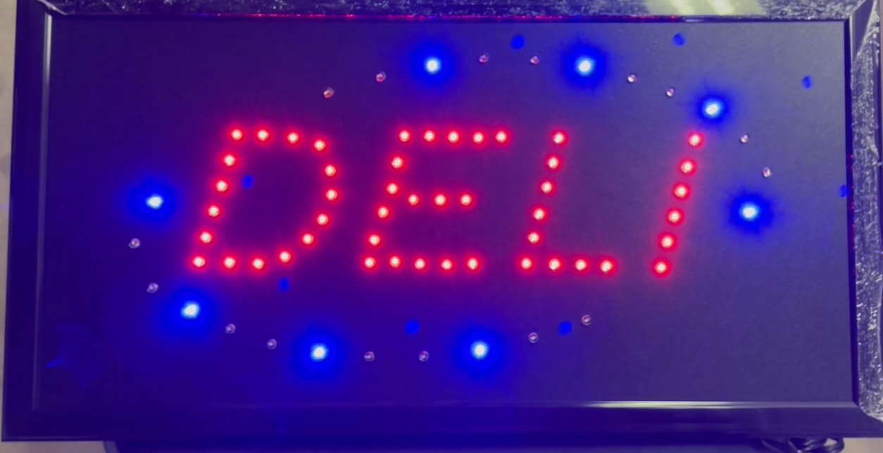 Deli led sign,window sign,business sign,store sign,restaurant sign | eBay