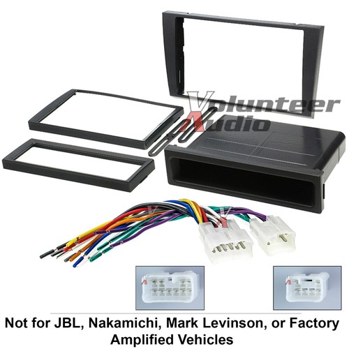 Car Radio Stereo CD Player Dash Install Mounting Trim Bezel Panel Kit ...