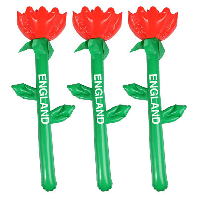 INFLATABLE ROSE 82CM ENGLAND PROP RUGBY SUPPORTER PARTY ENGLISH SIX ...