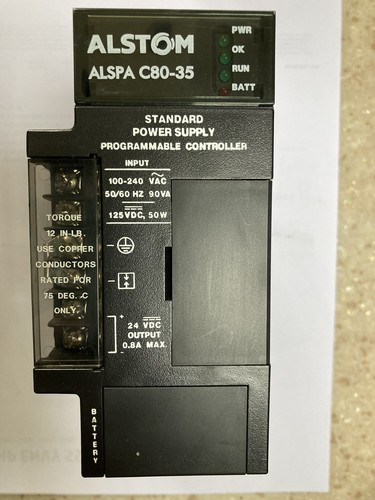 GE Alstom Cegelec IC693PWR324X Alspa 80-35 Power Supply Module 30W STD ...