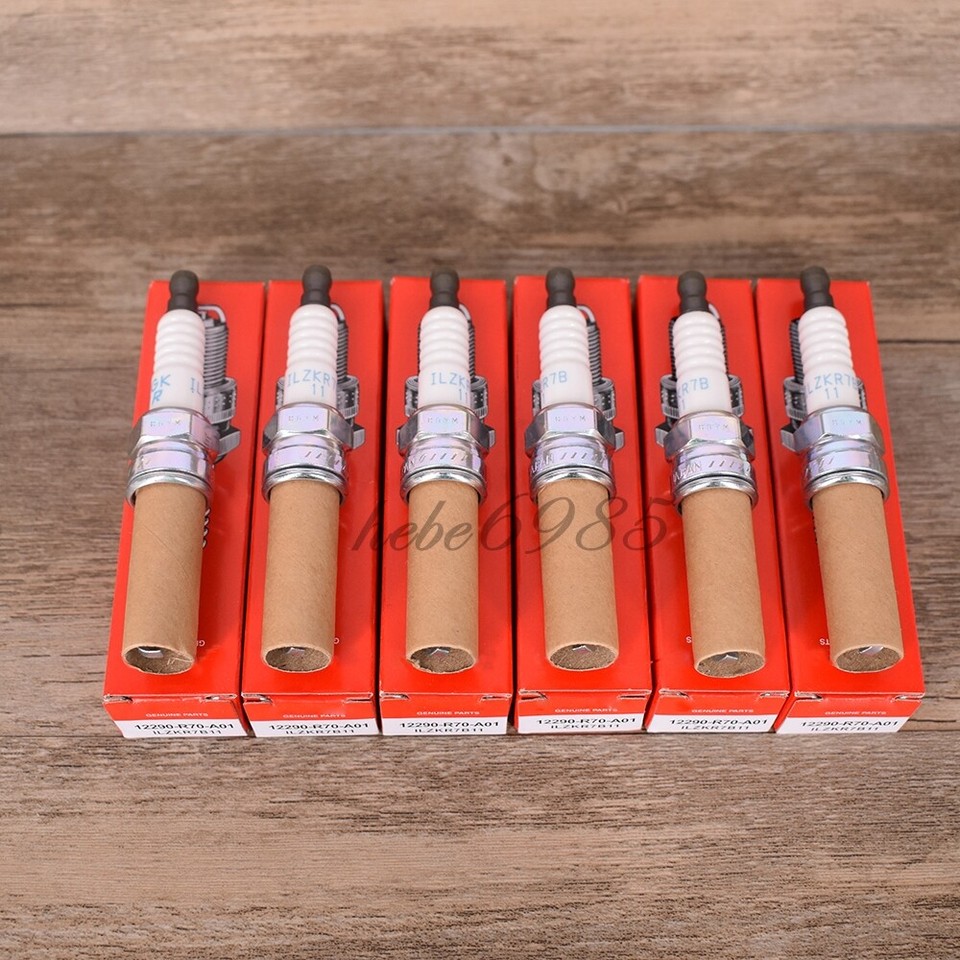 6PCS New Genuine OEM NGK Iridium Spark Plugs For Honda 12290-R70-A01 ...