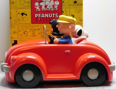 Vintage Peanuts Snoopy Charlie Brown Hallmark Summer Fun Bank Mint HTF ...