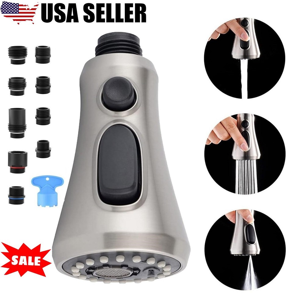 Kitchen Faucet Head Replacement Pull Down Kitchen Spray Head Sink Spray ...