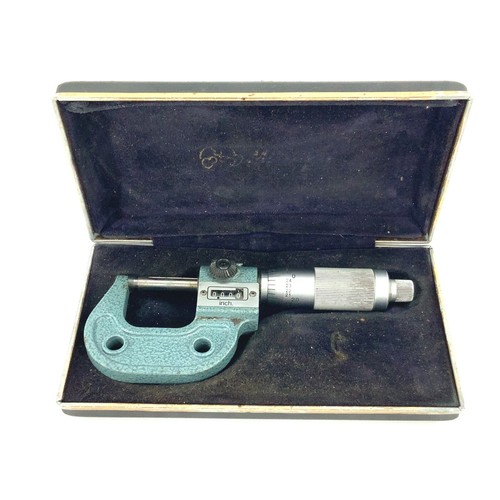 Mitutoyo 193-211 Digit Outside Micrometer, Inch, Friction Thimble, 0-1 ...