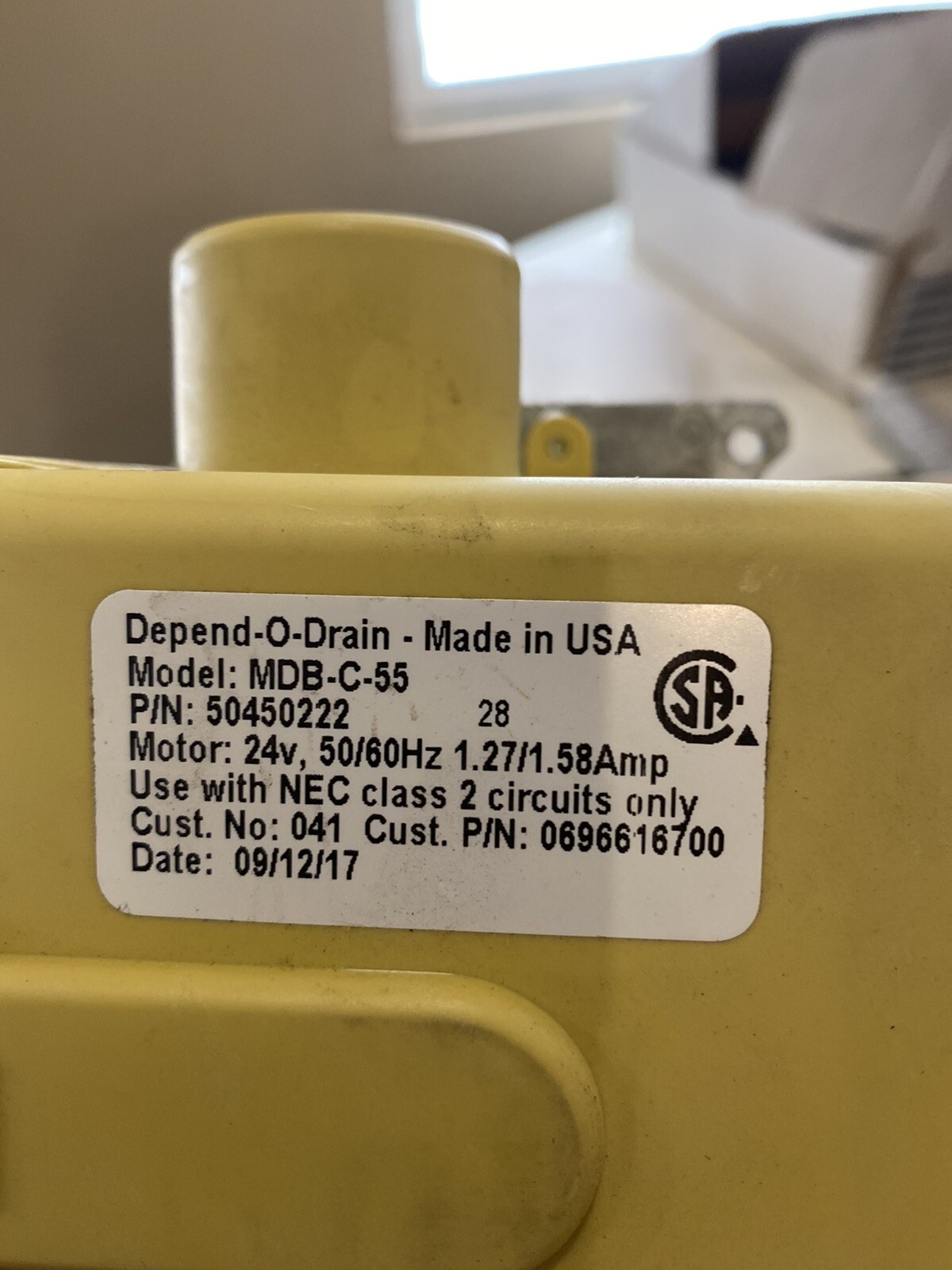 Depend O Drain MDB-C-55 24V 59/60Hz 1.27/1.58Amp 2 Circuit- | eBay