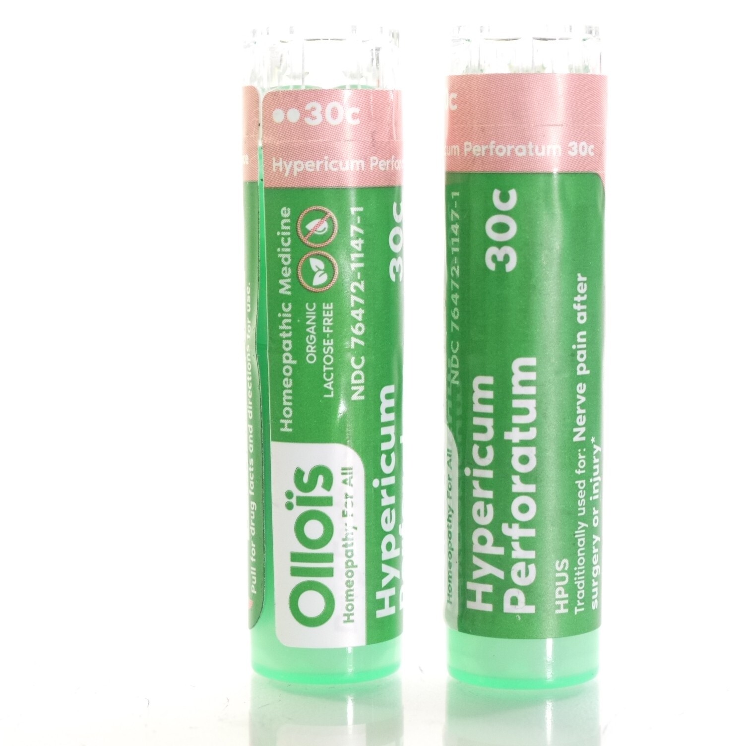 2 Ollois Homeopathic Hypericum Perforatum 30c 80 Pellets each.sealed ...