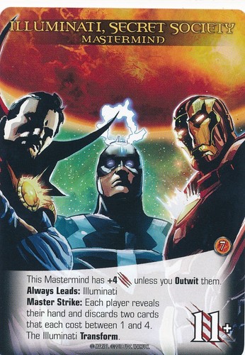 ILLUMINATI TRANSFORM OPEN WARFARE UD Marvel Legendary WORLD WAR HULK ...