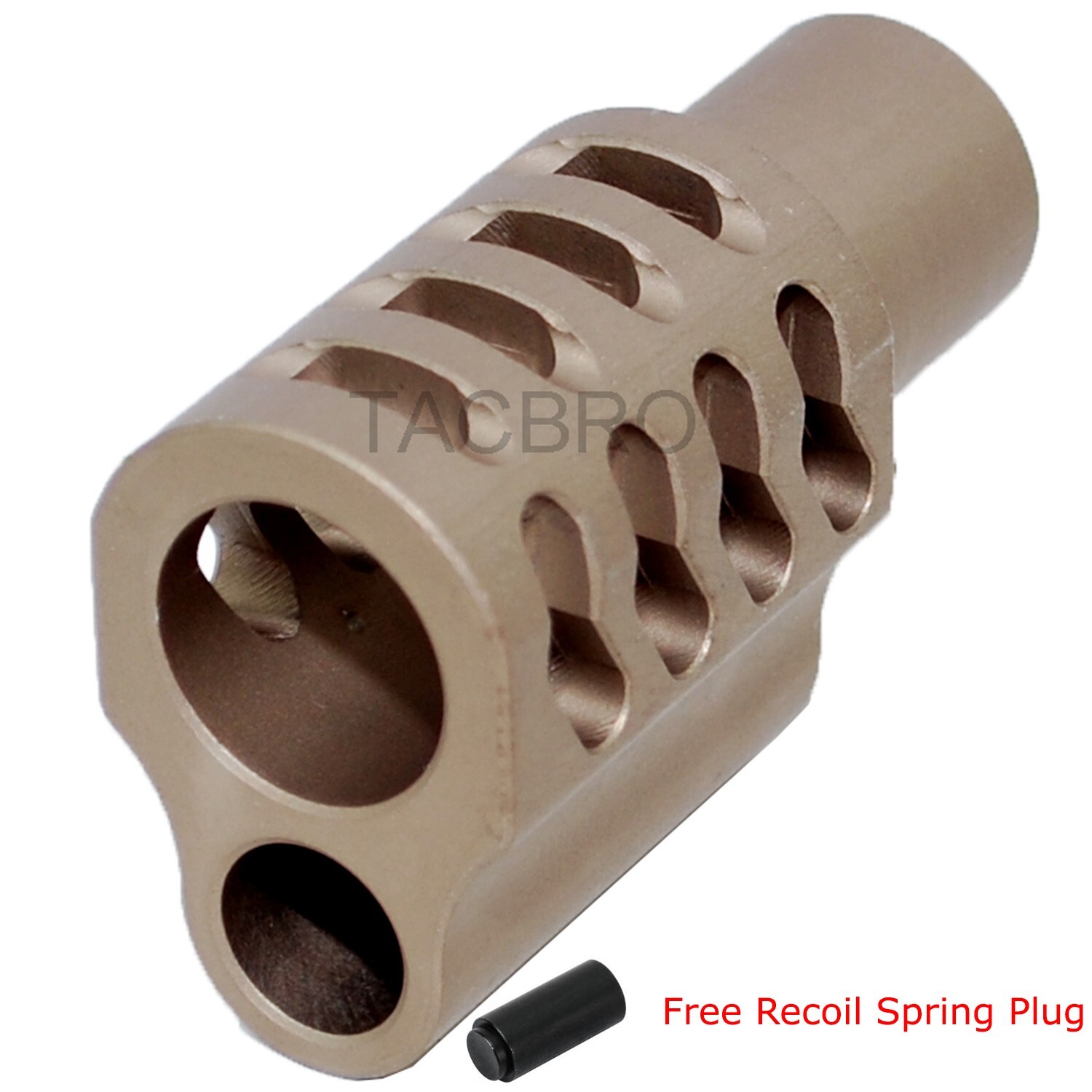 Tan Anodized Aluminum 1911 .45ACP Muzzle Brake Type-A | eBay