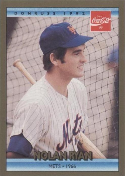 1992 Donruss Coca-Cola Nolan Ryan Career Series - Nolan Ryan #1 for ...