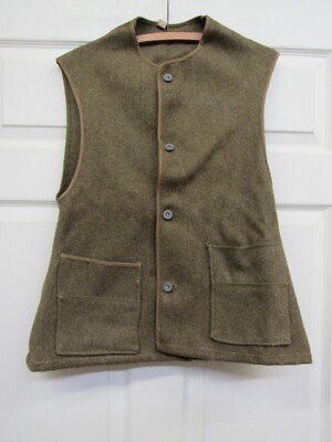 WW1 Era Post War US Wool Jerkin Vest Custom Made | eBay