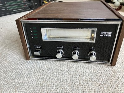 Vintage Craig 3205 8-track tape player—works | eBay