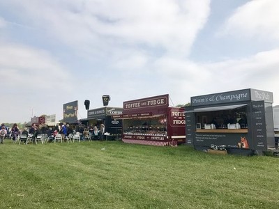Photo 6x4 Food stalls at Badminton Horse Trials c2017 | eBay UK