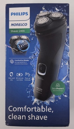 Philips Norelco Shaver 2400 Series, Dry and wet electric shaver- NIB | eBay