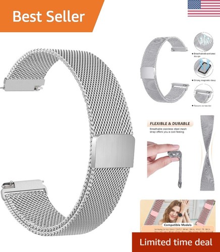 20mm Stainless Steel Quick Release Bands for Smartwatches - Secure ...