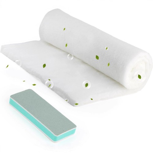 50x120cm Aquarium Filter Pad Polyester Fiber with Polishing Brush for ...