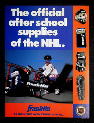 Franklin Soccer Gear NHL 1996 Trade Print Magazine Ad Poster ADVERT | eBay