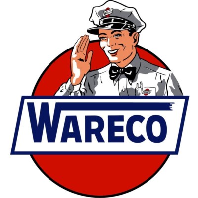 WARECO Gasoline, Johnny Wareco DIECUT NEW Sign: 14" Tall USA Steel | eBay