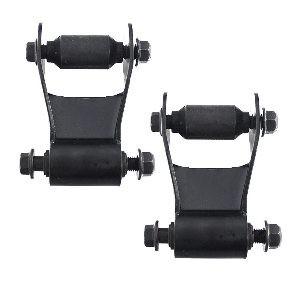 PAIR Set Rear Leaf Spring Shackle & Bolt Kits For 97-04 Ford F150 F250 ...