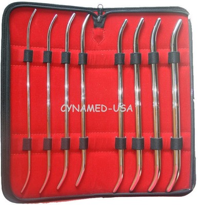 NEW PREMIUM GRADE 8 EA PRATT DILATOR SOUNDS SET SURGICAL MEDICAL ...