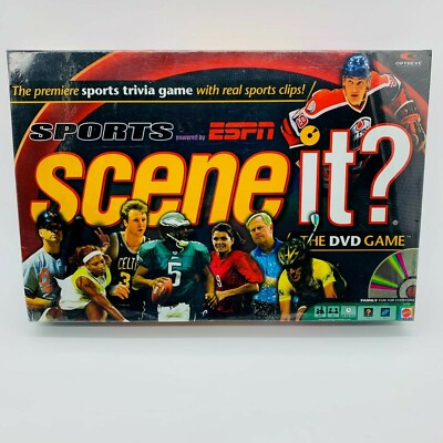 SCENE IT? - SPORTS POWERED By ESPN - DVD Game Factory Sealed 2005 By ...