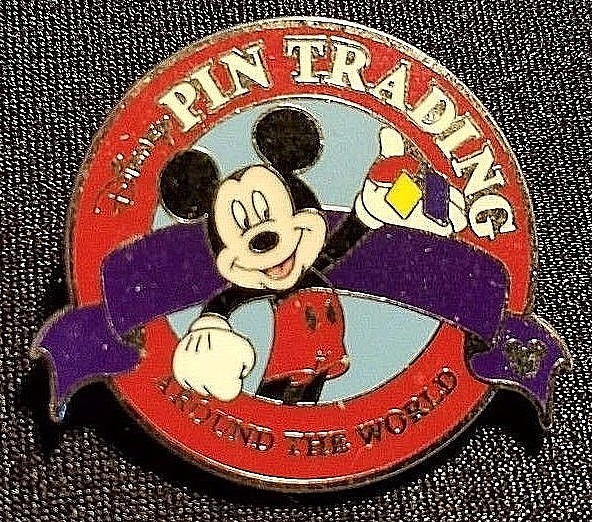 RARE 2008 WALT DISNEY WORLD DISNEY PIN TRADING LOGO HIDDEN MICKEY ...