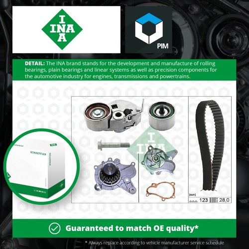 Timing Belt & Water Pump Kit fits KIA SPORTAGE 2.0D 2005 on D4EA Set ...