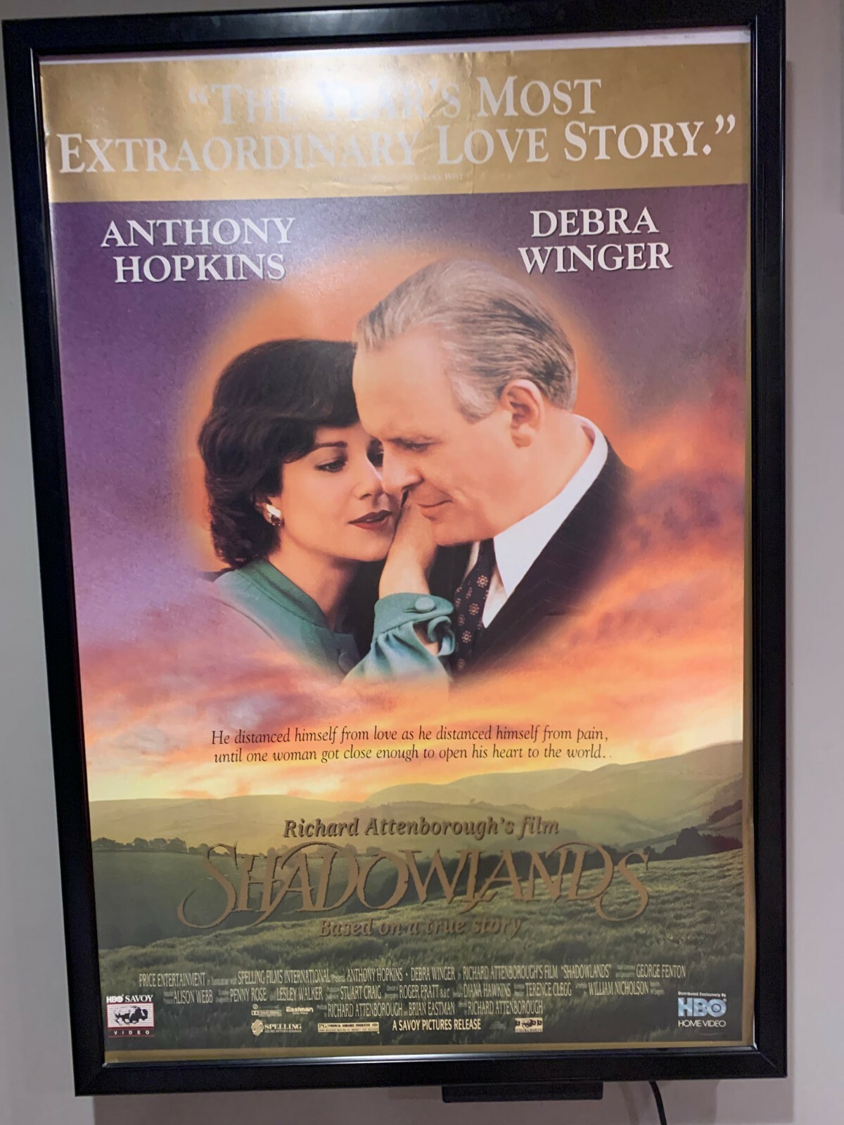 Original Vintage Movie Poster: Shadowlands (1993) Approx. 27" x 39" | eBay