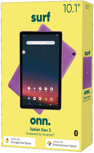 Onn. Tablet Surf Gen 3 10.1" (1280x800) 32GB Quad-Core Android 11 Go ...