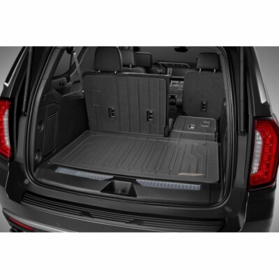 2021-2025 GMC Yukon XL Integrated Cargo Liner 85783766 Black w/ GMC ...