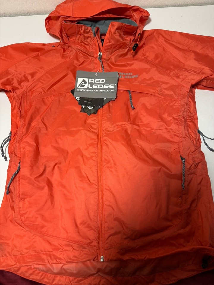 Red Ledge Red Rain Jacket Size S New | eBay